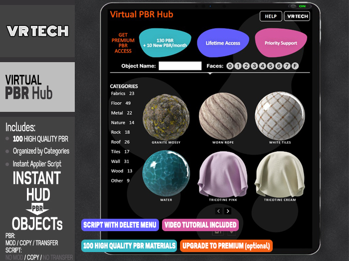 Second Life Marketplace - VR-TECH PBR Virtual Hub